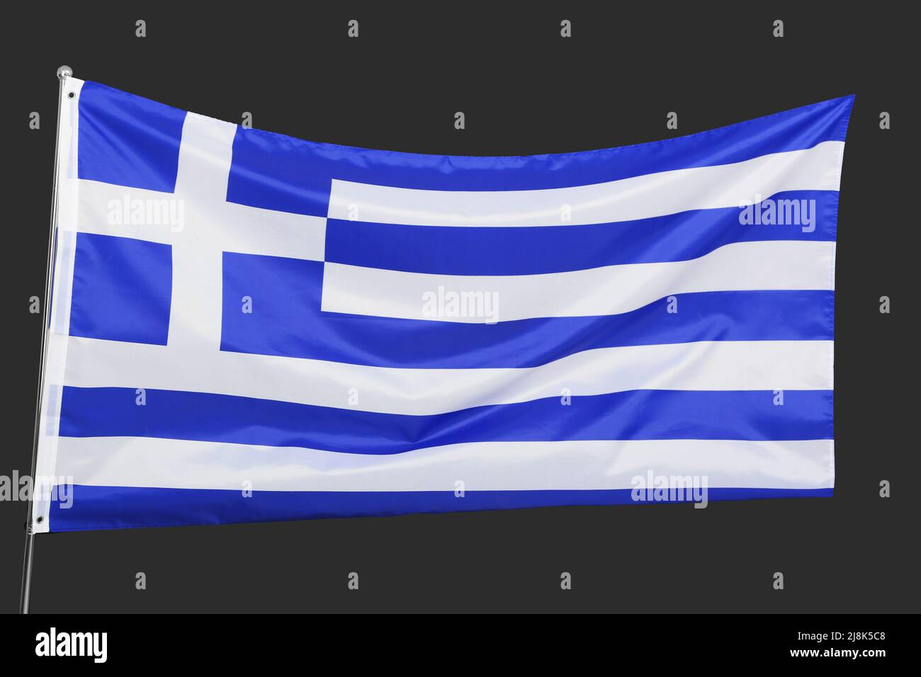 Greek flag on black symbol hi-res stock photography and images - Alamy