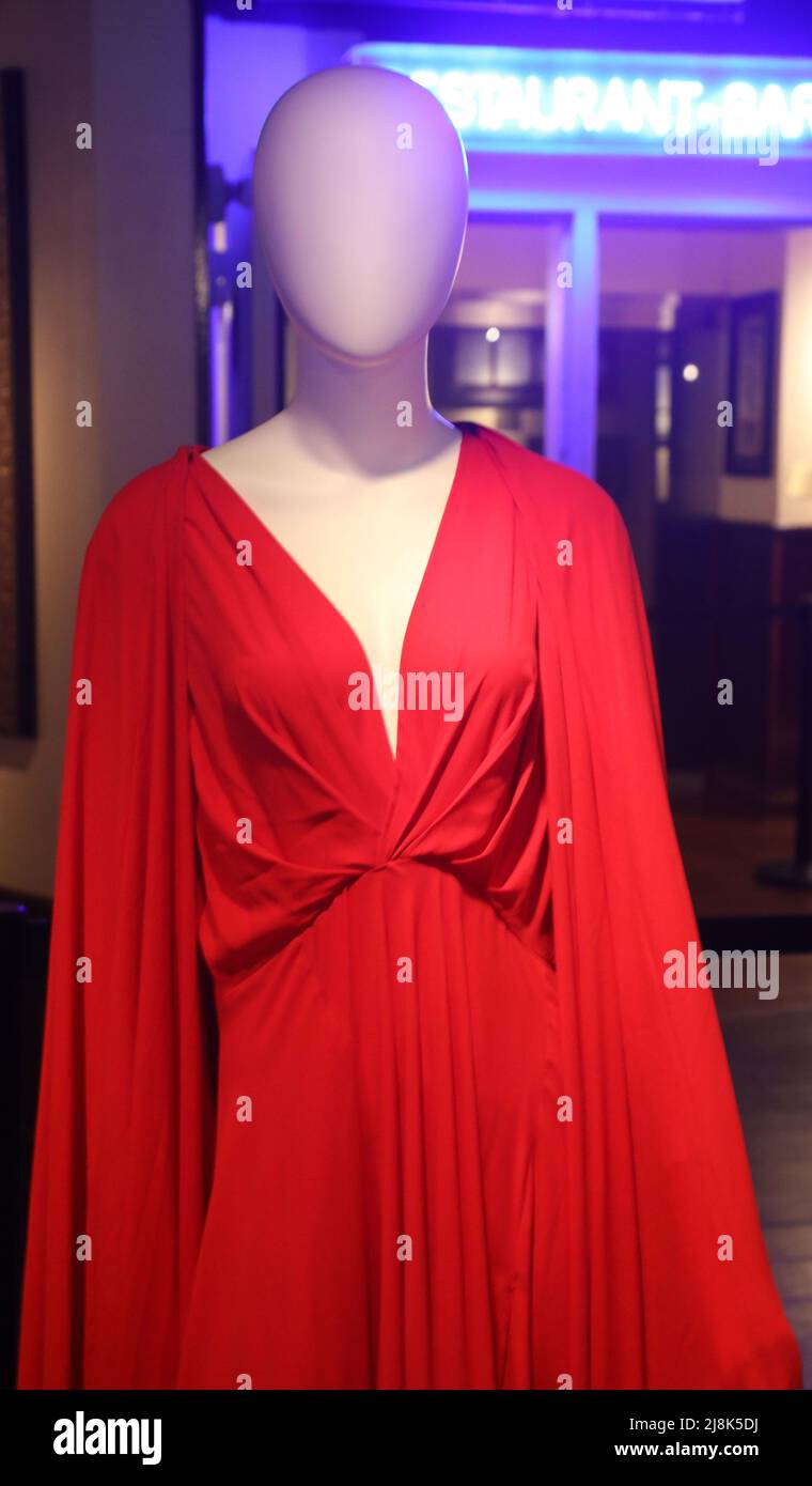 New York, New York, USA. 16th May, 2022. A detail view of a custom red ...