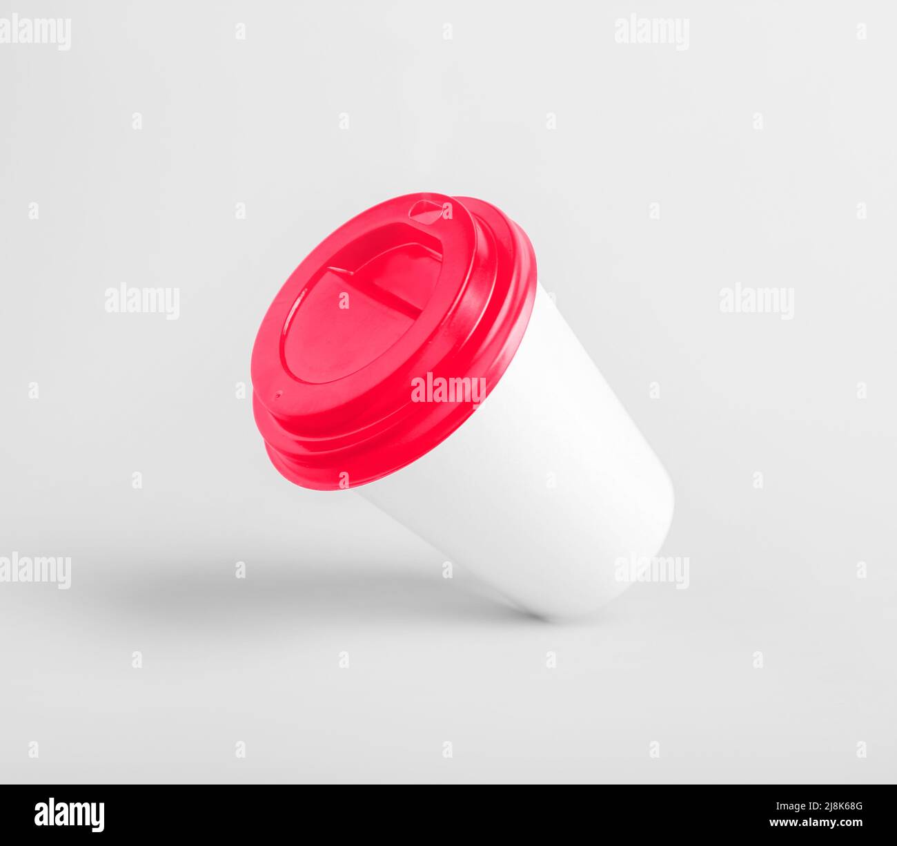 Flying coffee paper cups hi-res stock photography and images - Alamy