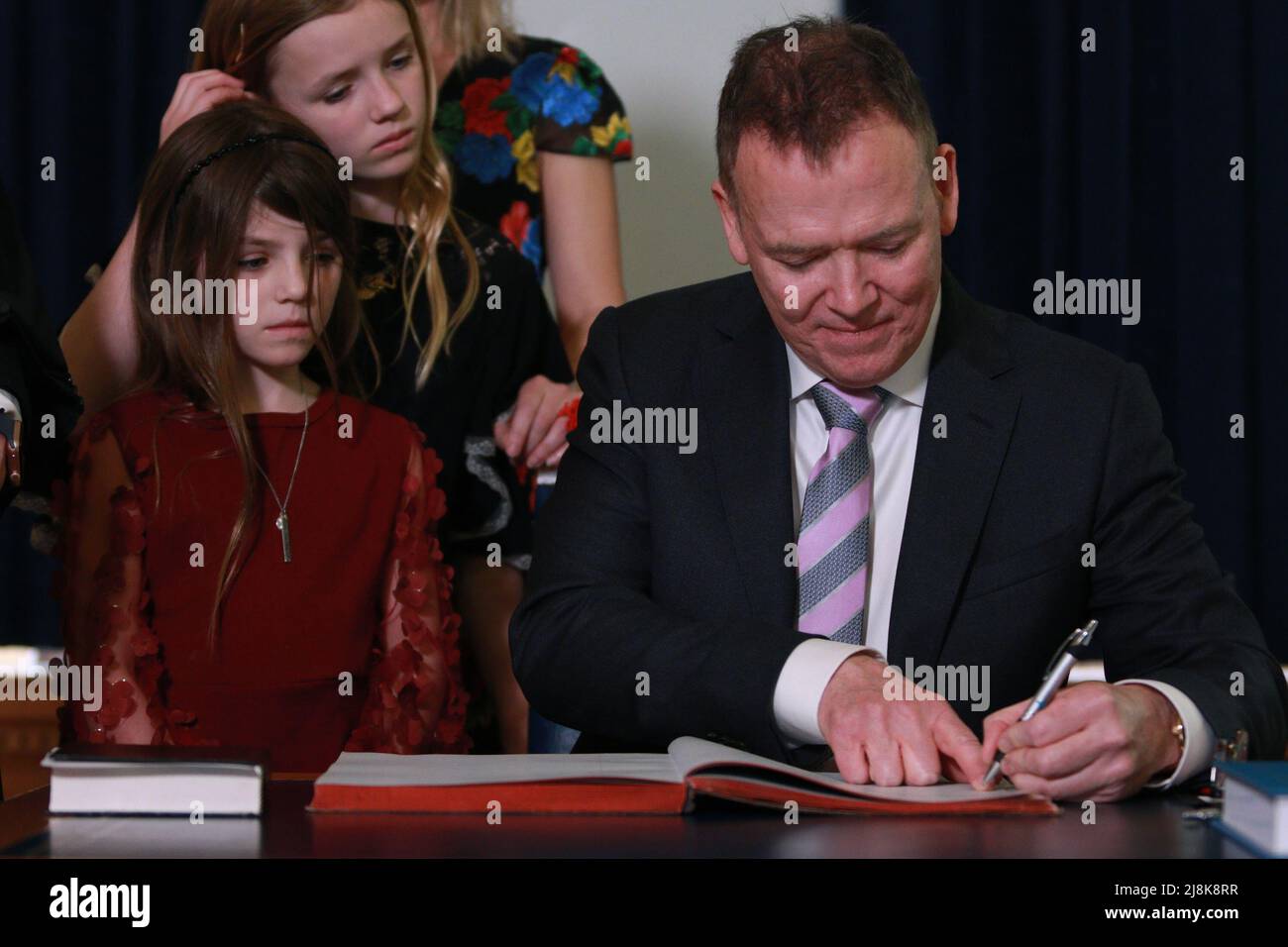 Opposition B.C. Liberal Party Leader Kevin Falcon is joined by his ...