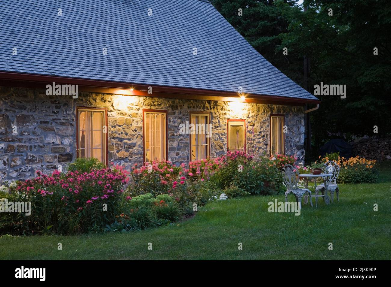 Old circa 1794 French regime cottage style fieldstone home with ...