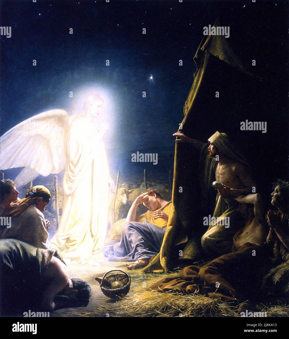 Angel and shepherds hi-res stock photography and images - Alamy
