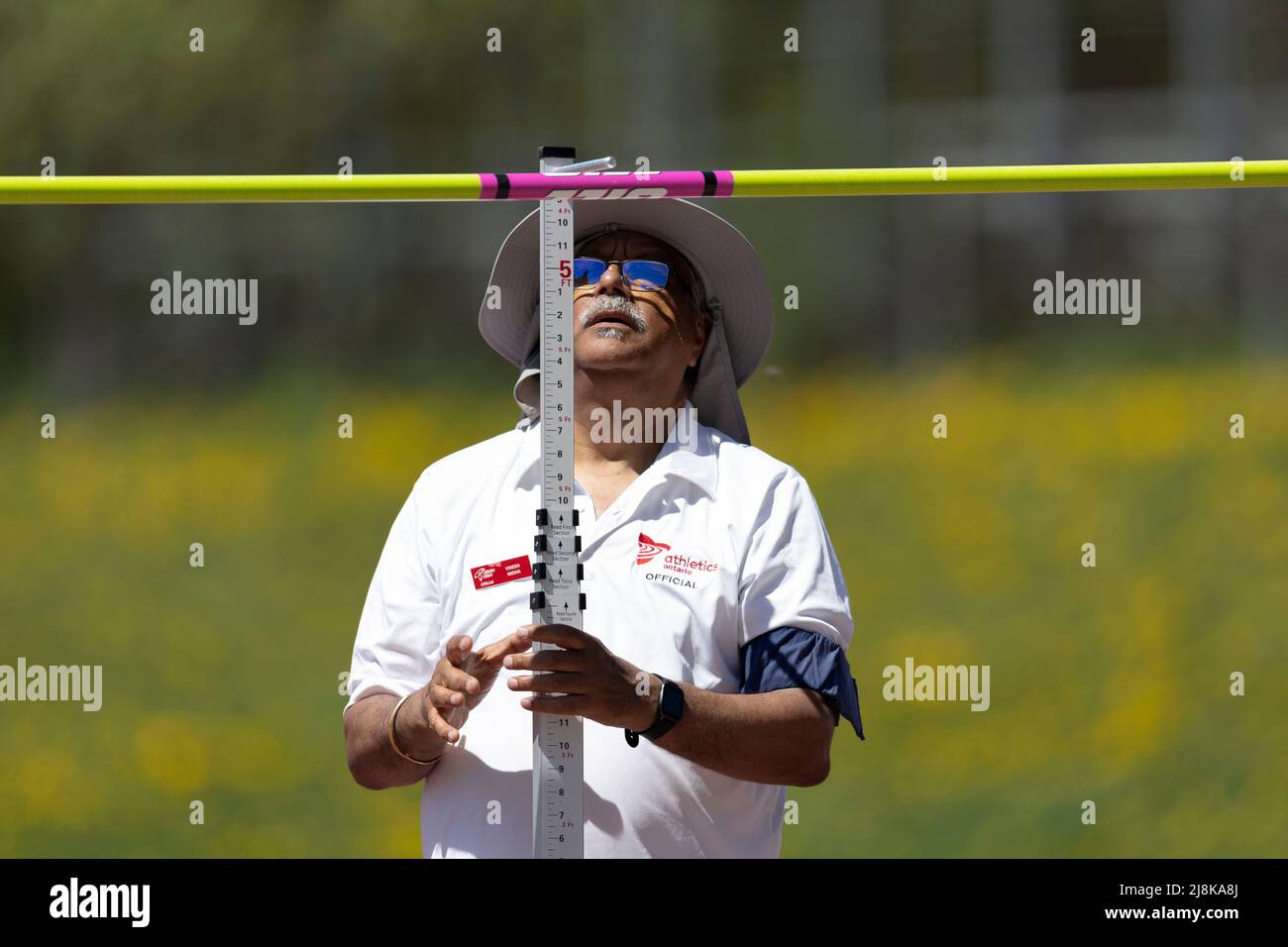 (Ottawa, Canada---14 May 2022) competing in the heptathlon high jump at ...