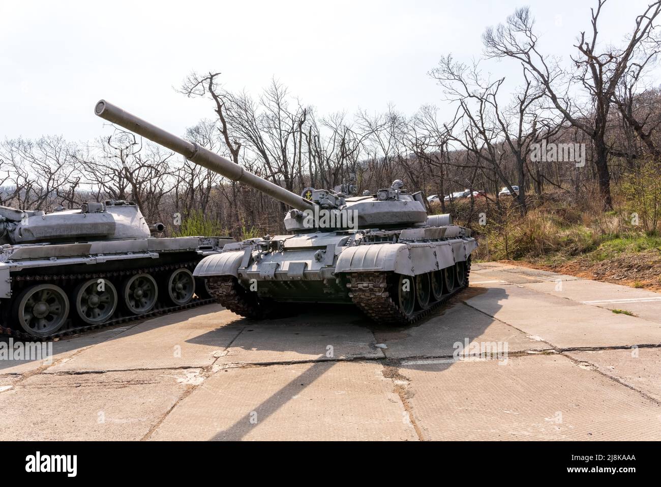 army tank. Russian museum with tanks. High quality photo Stock Photo ...