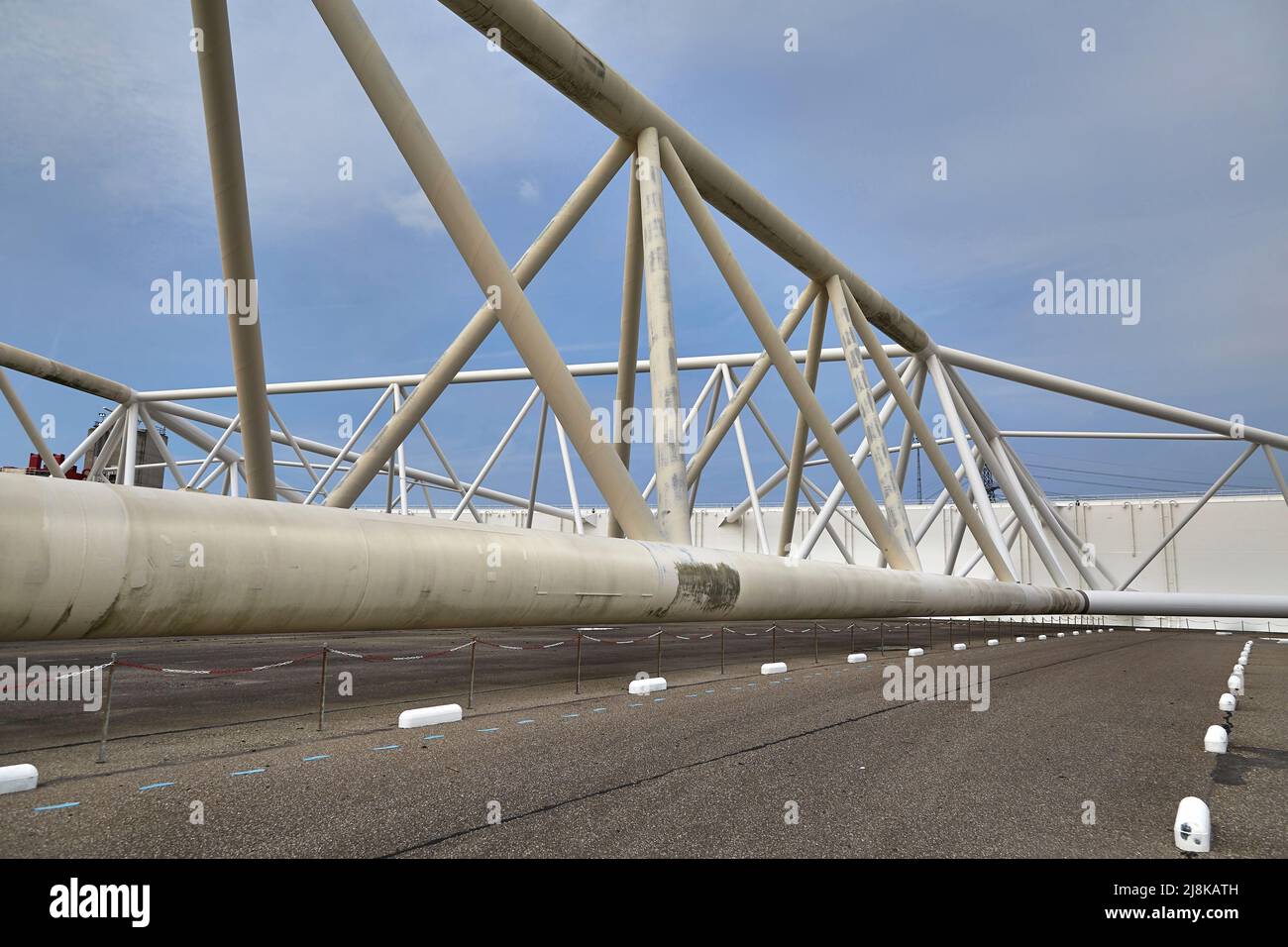 Structure of a movable flood barrier gate Stock Photo - Alamy