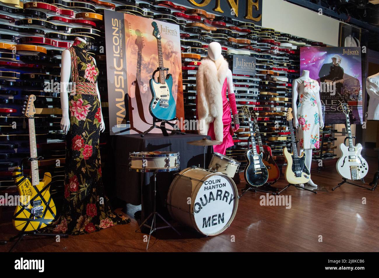 Memorabilia owned and used by some of the world's greatest music ...