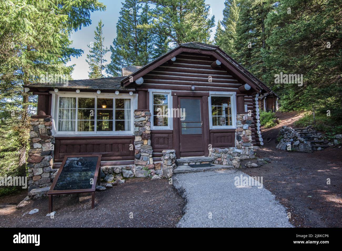 Historic Johnny Sack's Cabin at Big Springs is at the headwaters of the ...