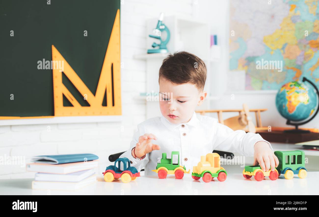 Toys for preschool in kindergarten. Elementary school learning and kids ...