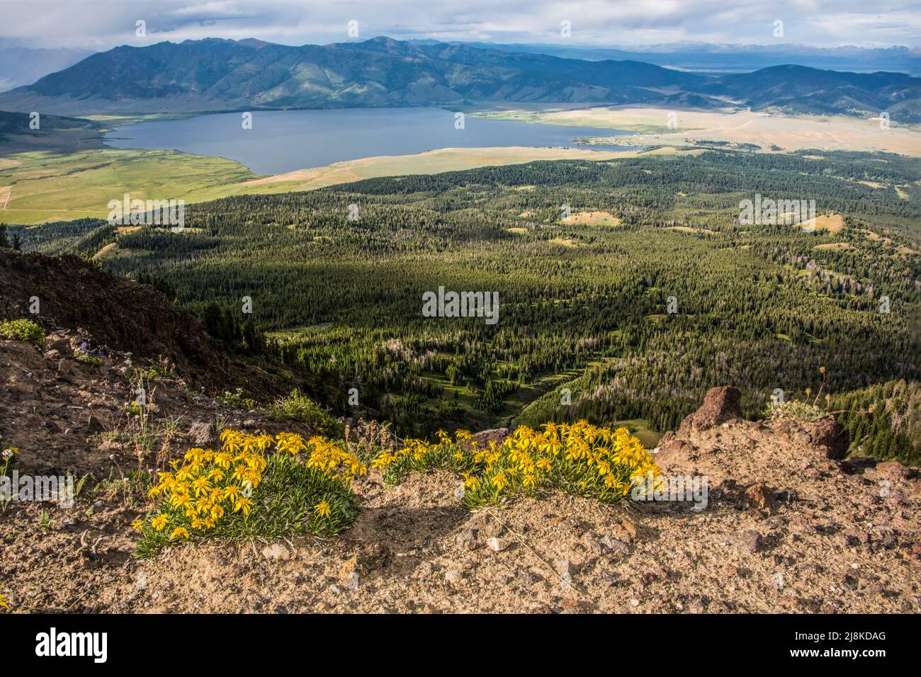 Henrys Lake, world class fishing, from Sawtell Peak Road, Island Park ...