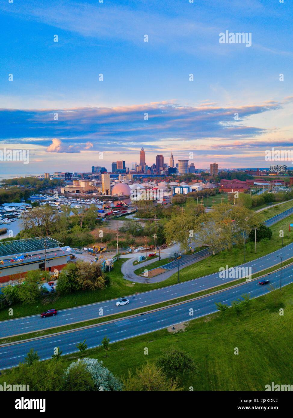Cleveland Ohio Skyline Stock Photo - Alamy
