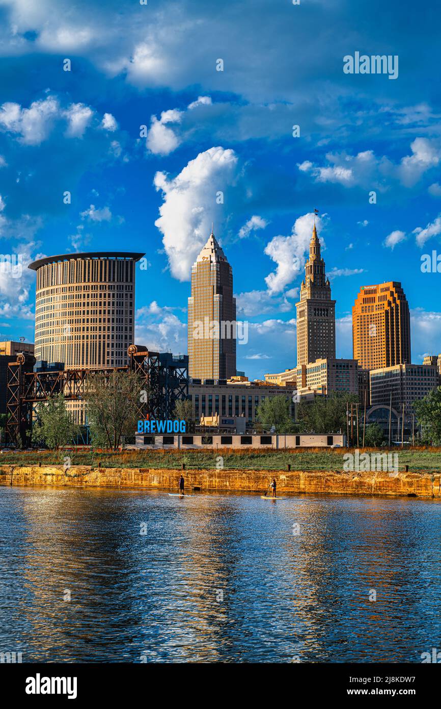 Cleveland Ohio Skyline Stock Photo - Alamy