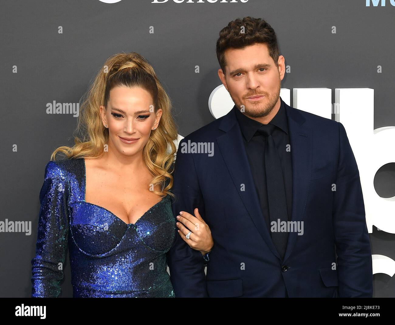 Las Vegas, USA. 15th May, 2022. Michael Buble and Luisana Lopilato ...