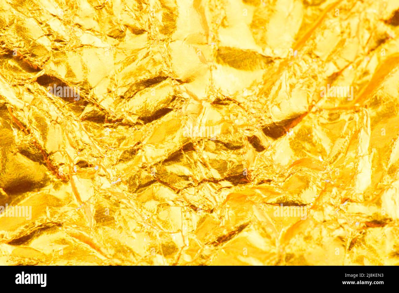 background and texture of gold crumpled paper Stock Photo - Alamy
