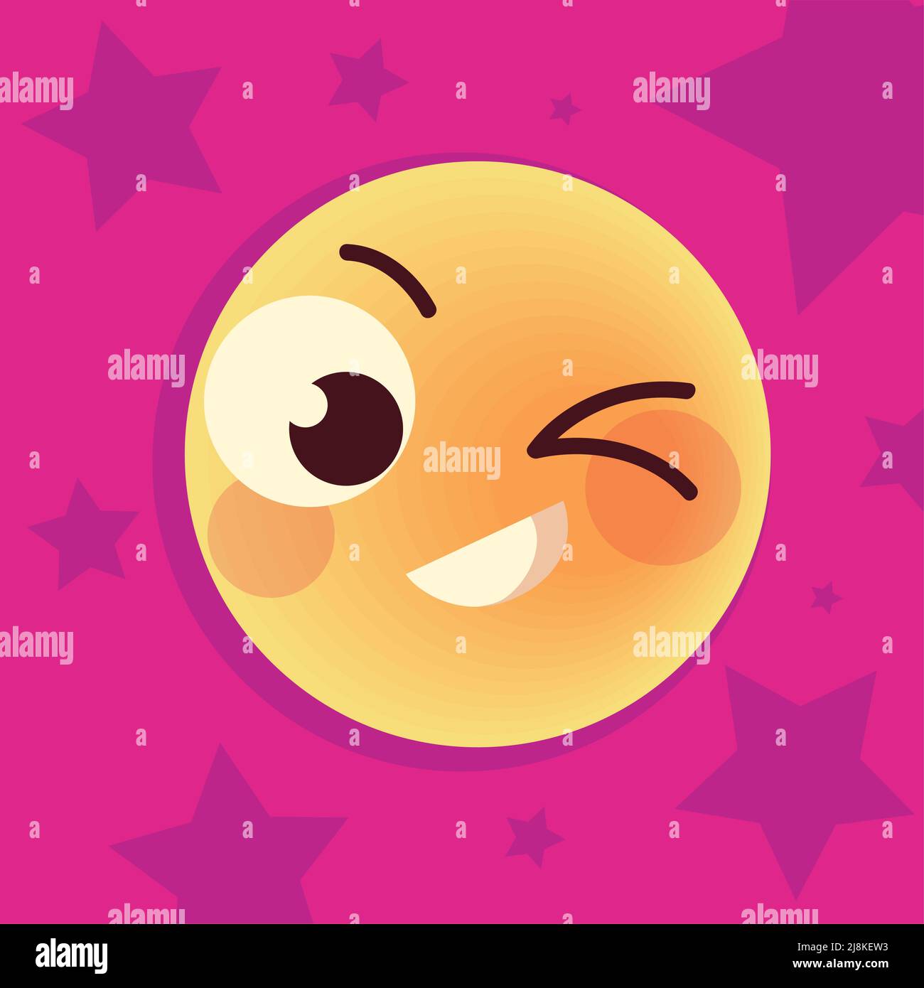 emoji wink eye Stock Vector Image & Art - Alamy