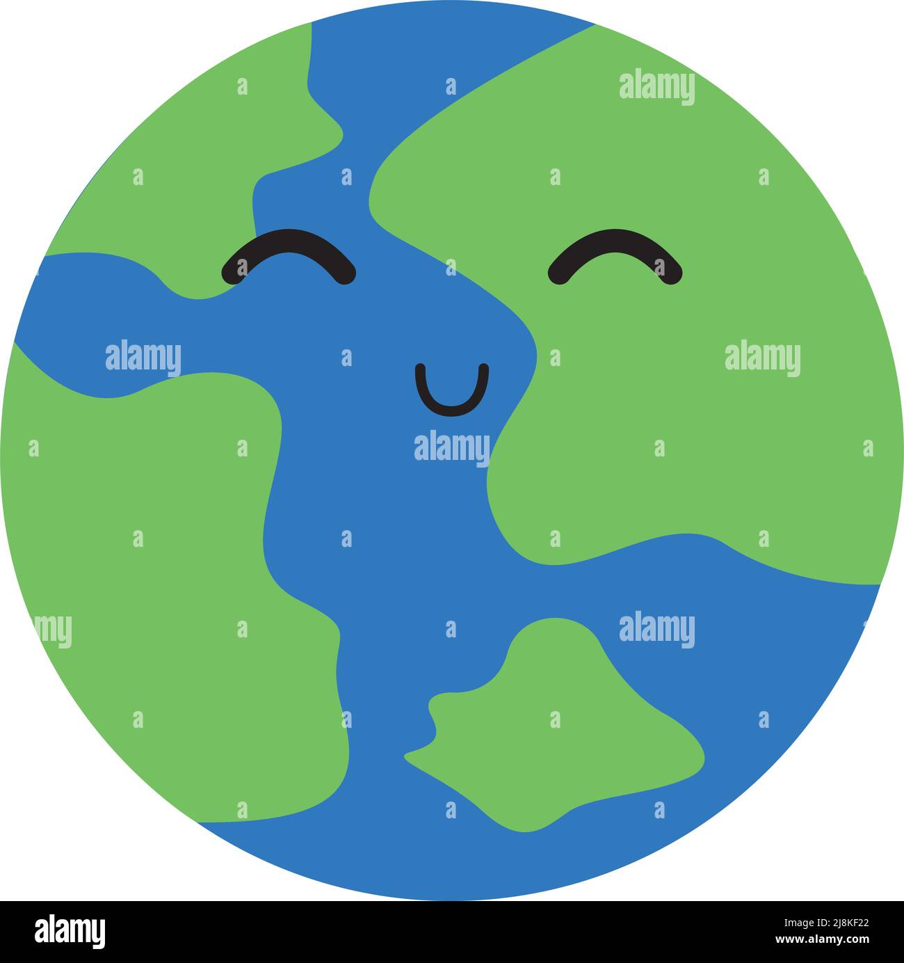 cute earth map Stock Vector Image & Art - Alamy