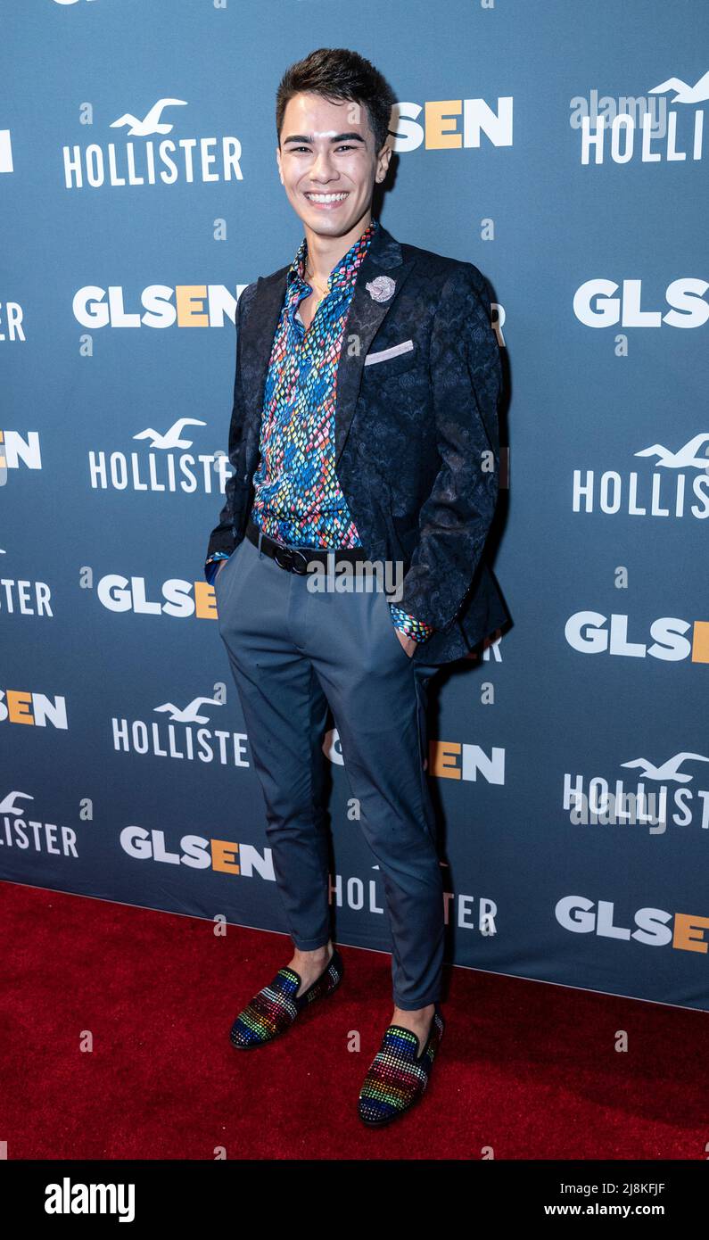 New York, US, May 16, 2022. Alex Quinto attends The 2022 GLSEN Respect ...