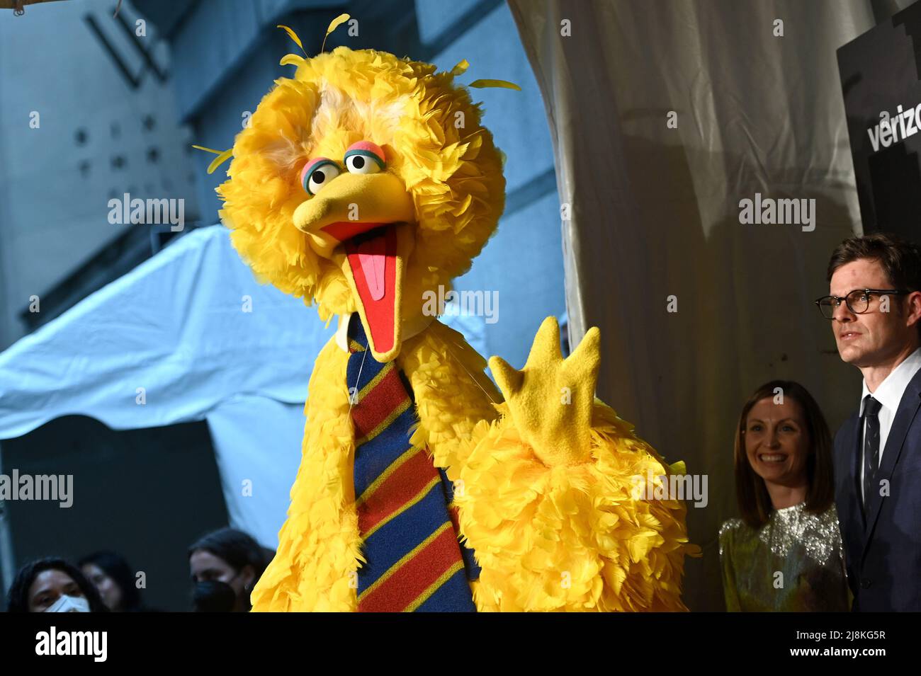 New York, USA. 16th May, 2022. Sesame Street's Big Bird attends the ...