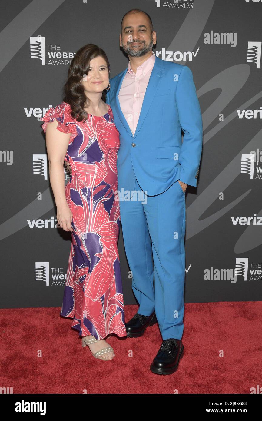 New York, USA. 16th May, 2022. (L-R) Alaina Browne and Inventor of NFT ...