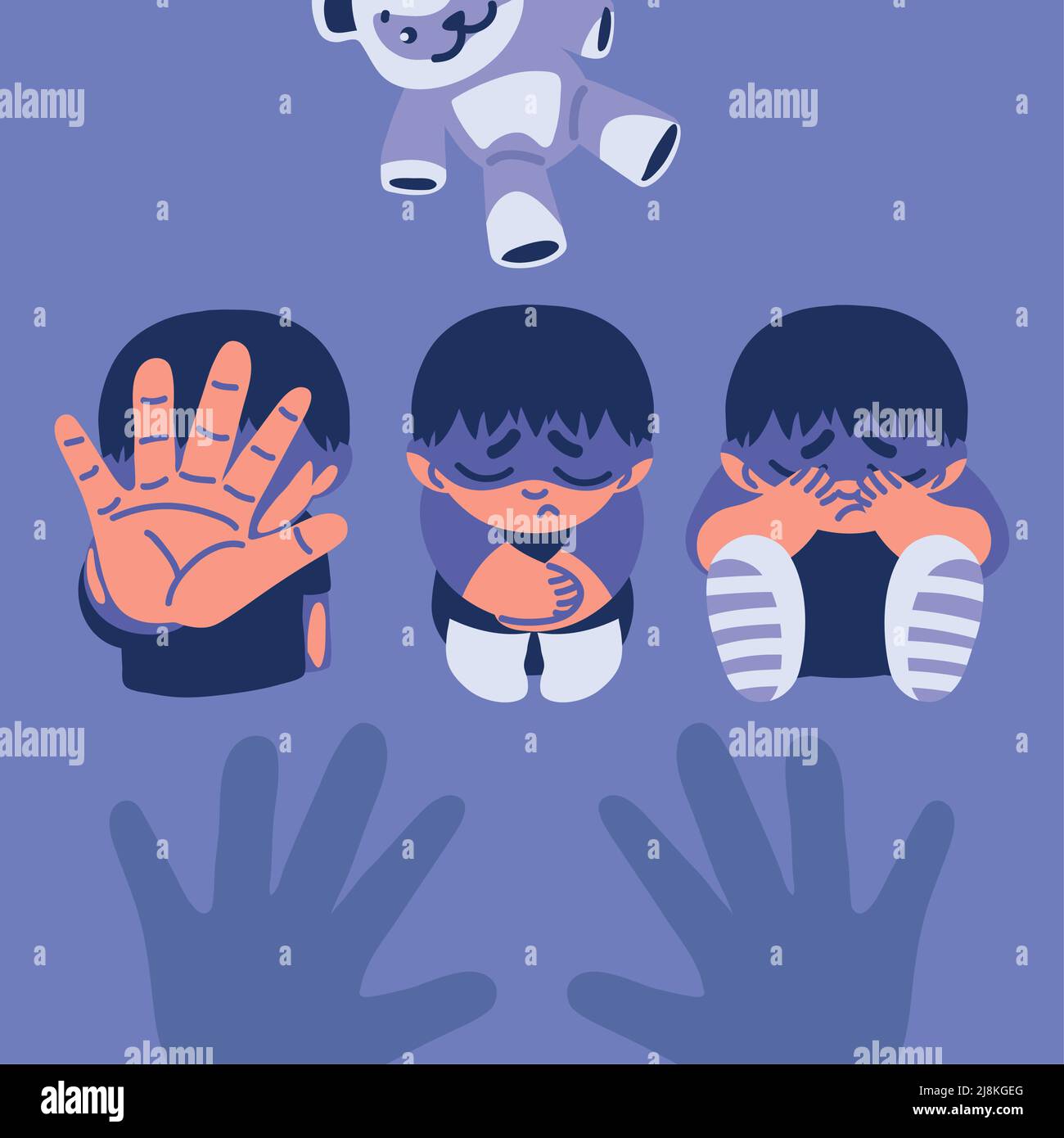 icons of child abuse Stock Vector Image & Art - Alamy