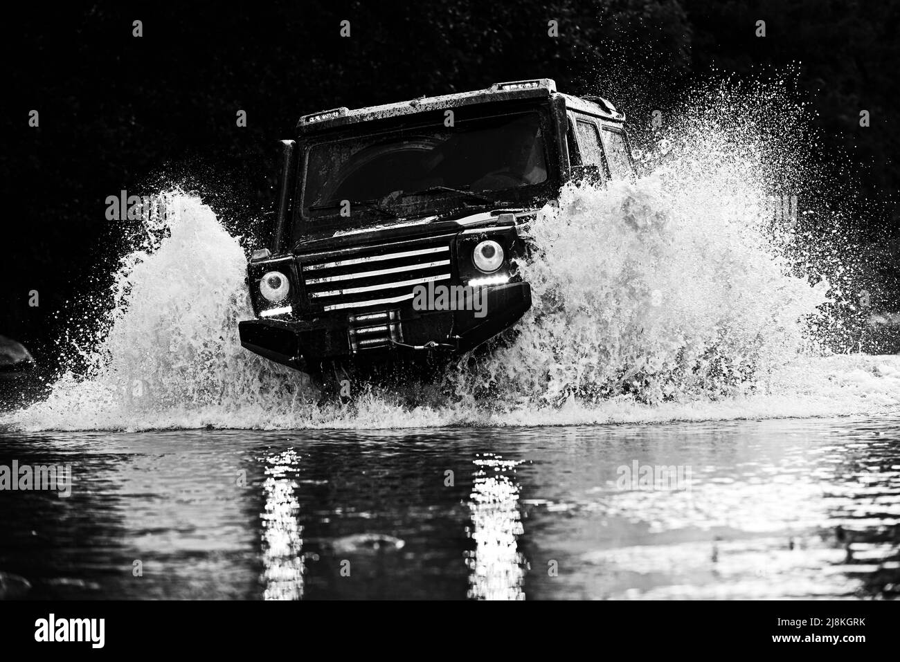 Off road sport truck between mountains landscape. Track on mud. 4x4 Off ...