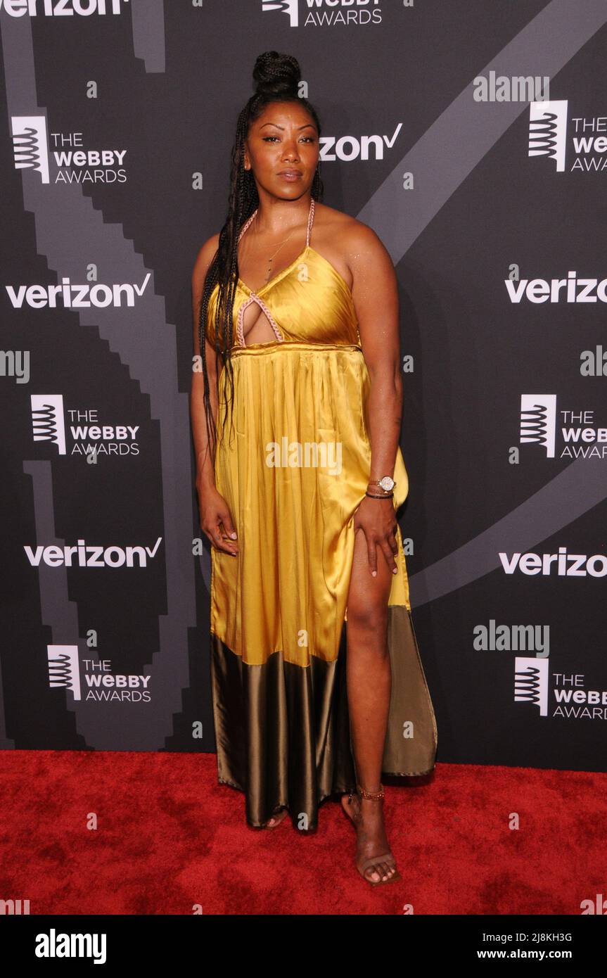 Nyesha Arrington attends the 26th Annual Webby Awards at Cipriani Wall ...