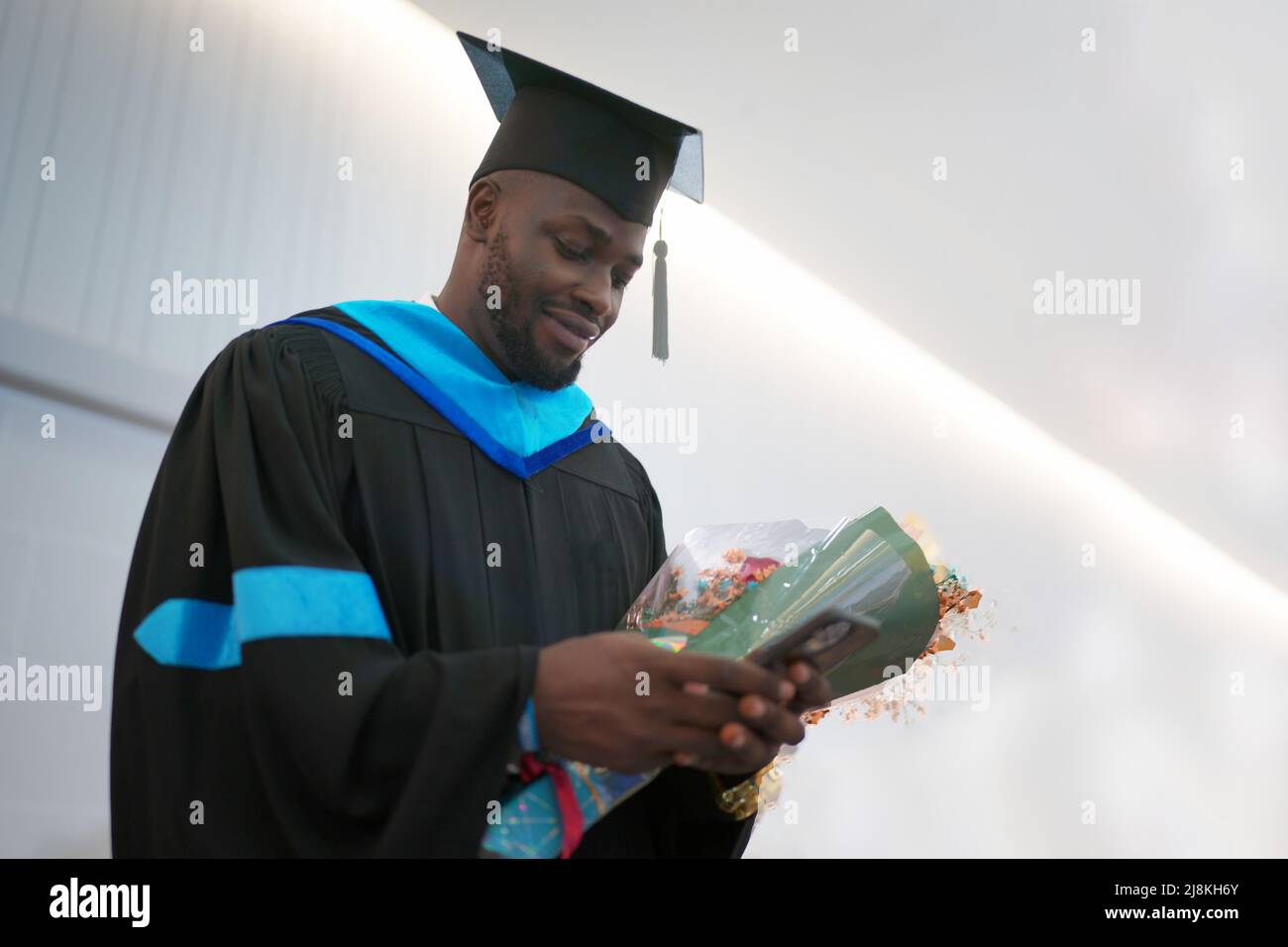 African American men with University graduation ceremonies on ...