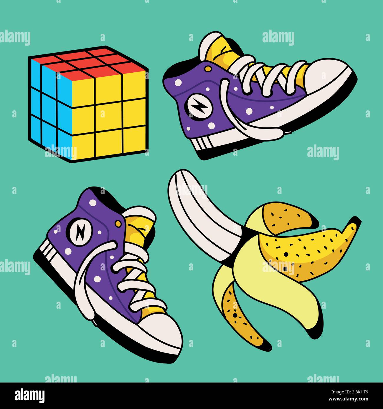 Nineties 90s 90 Stock Vector Images - Alamy