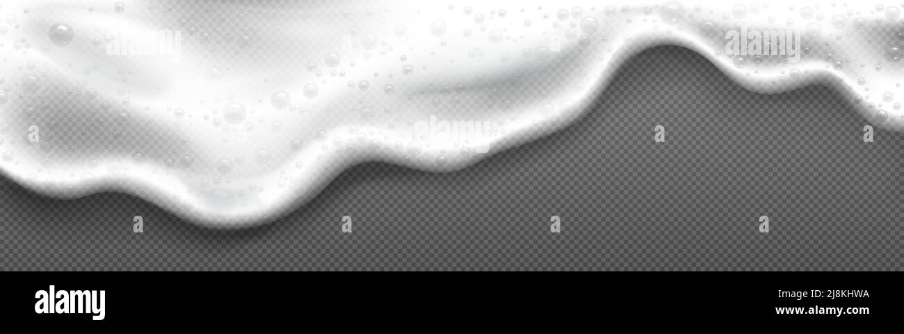 Beer foam isolated on transparent background. White soap froth texture ...