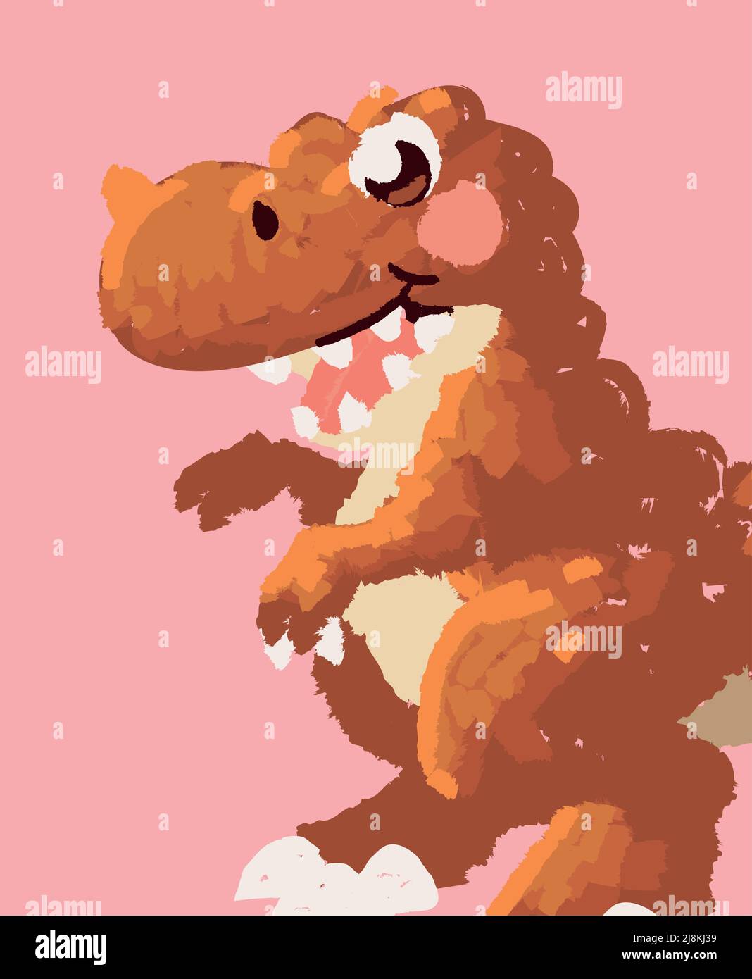 cute dinosaur t rex cartoon Stock Vector Image & Art - Alamy