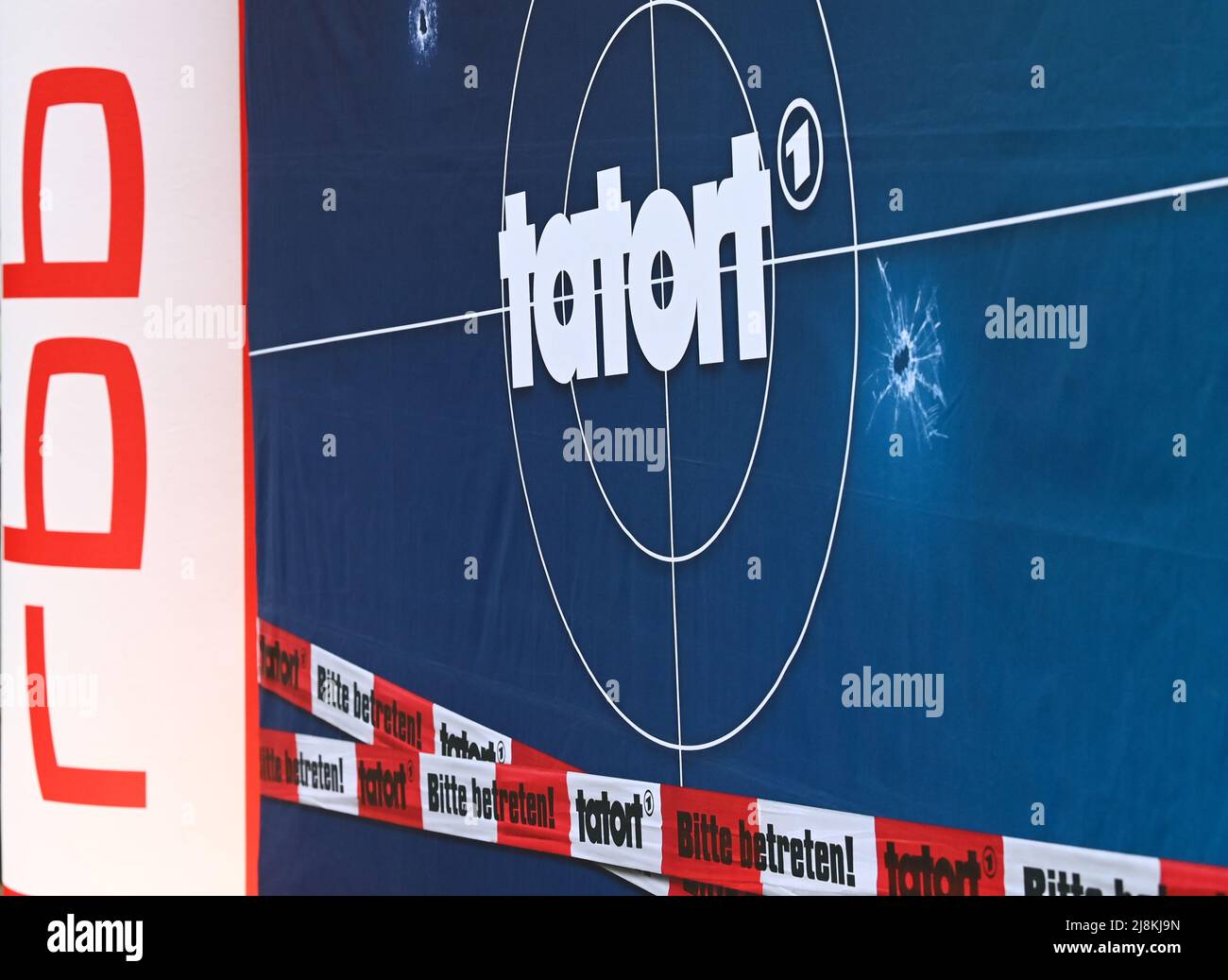 Berlin, Germany. 16th May, 2022. The logo of the crime series Tatort is ...