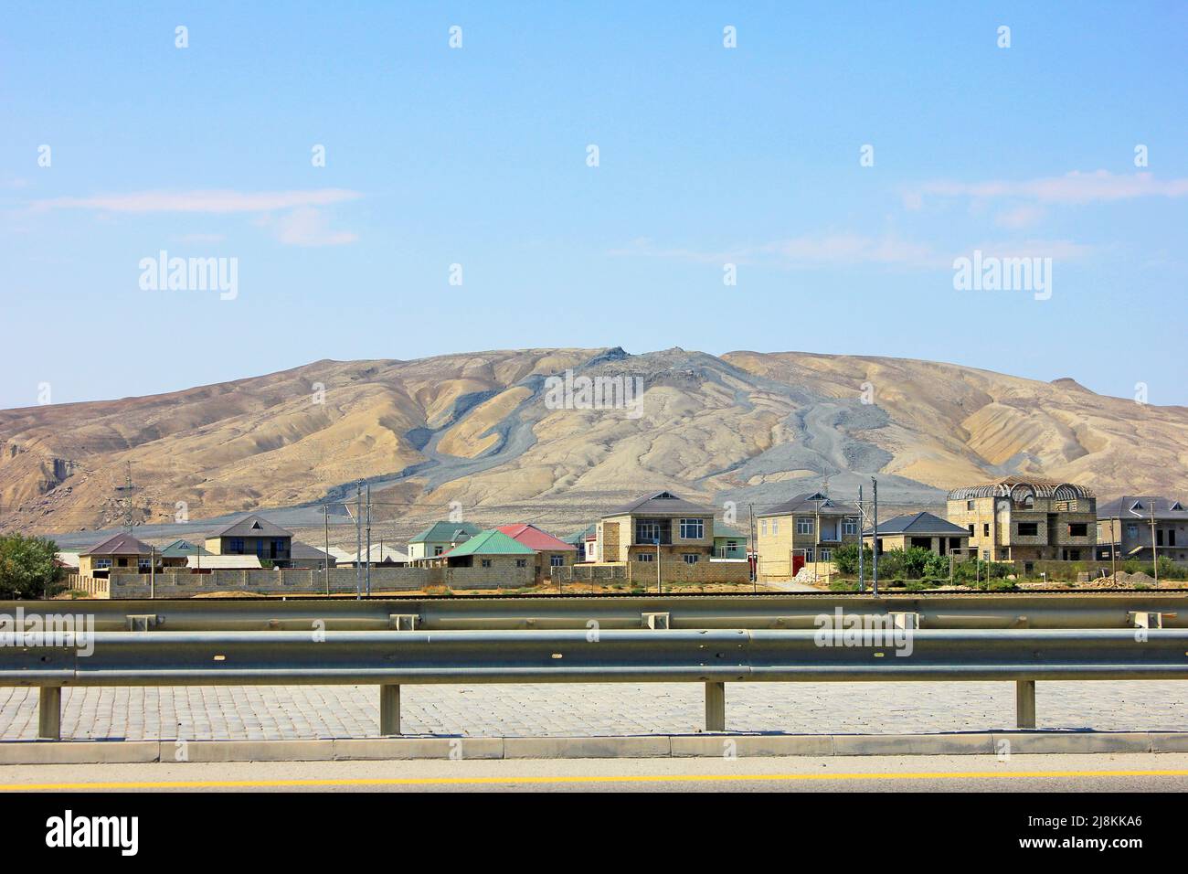 Azerbaijan. Karadag region. Eruption of a mud volcano Stock Photo - Alamy