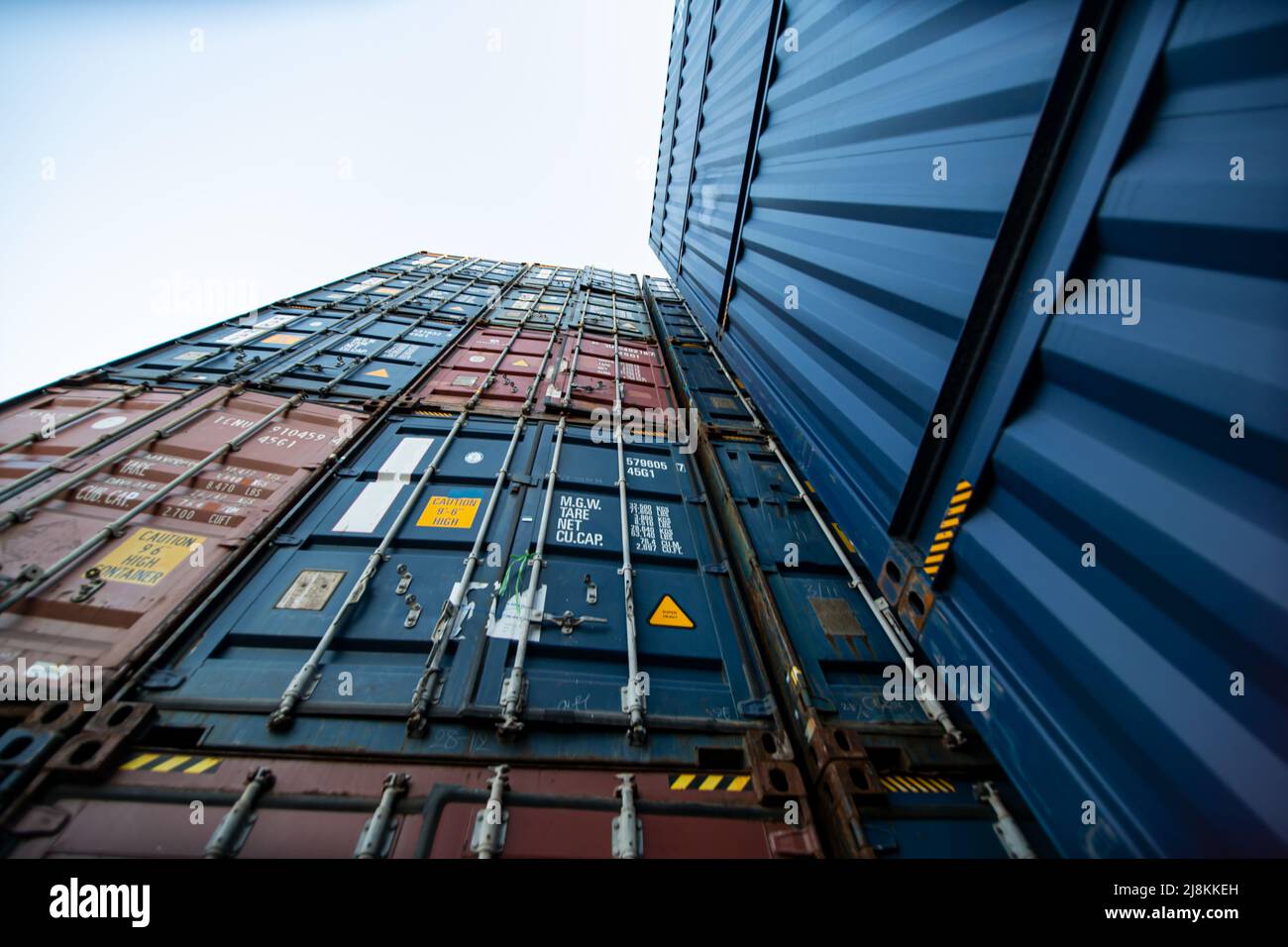 Logistics and transportation of International Container Cargo ship and ...