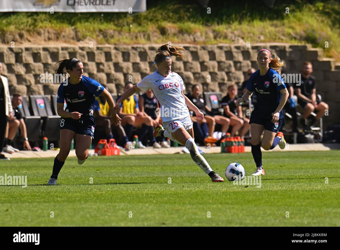 San Diego, California, USA. 15th May, 2022. Chicago Red Stars forward ...