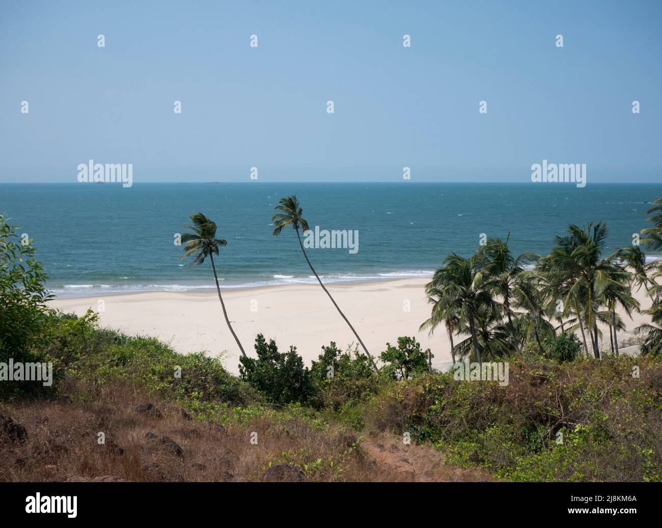 View of a Bhogwe beach state Maharashtra india 02 18 2022 Stock Photo ...