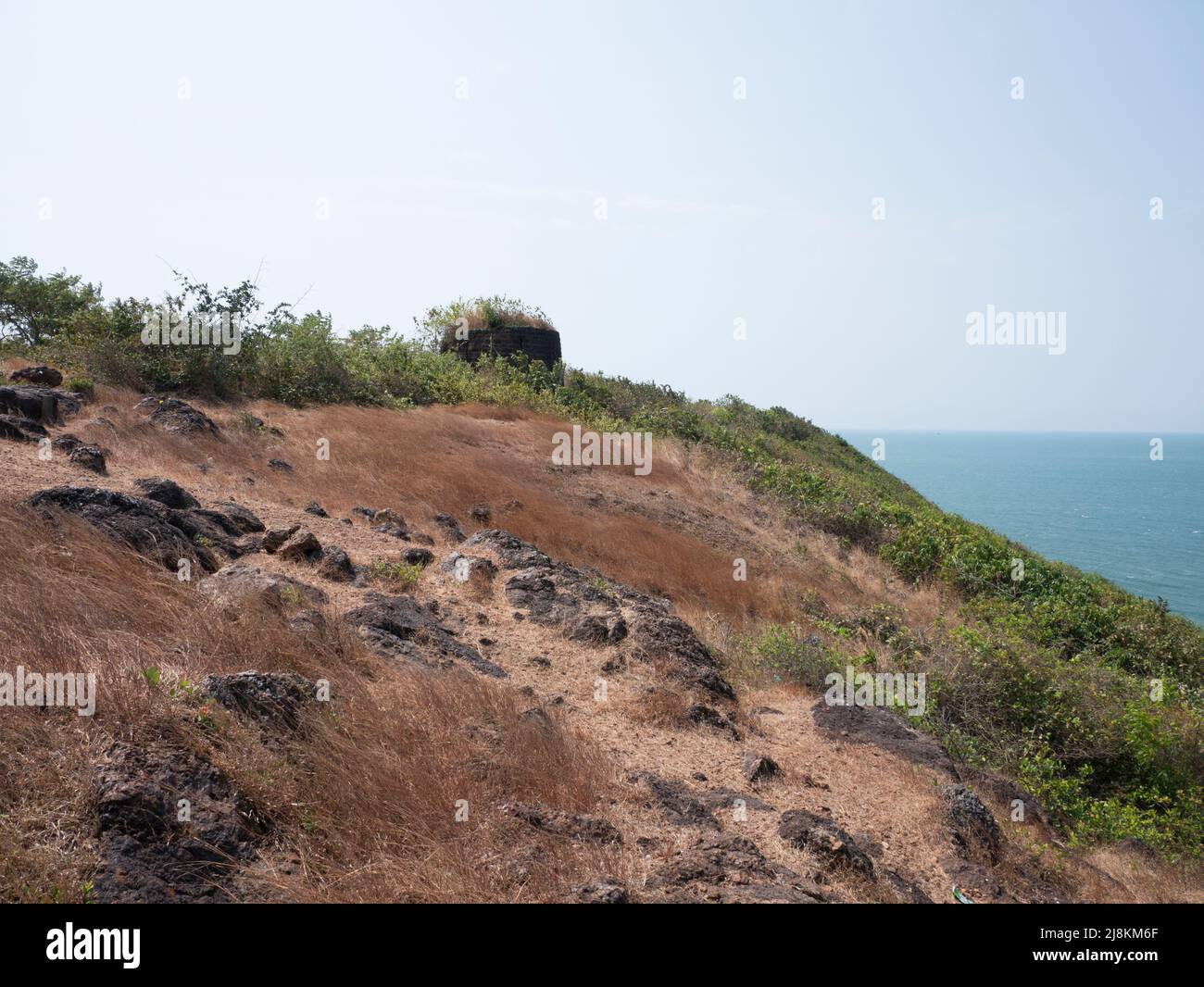 Fort Nivti and Bhogwe beach state Maharashtra India 02 18 2022 Stock ...