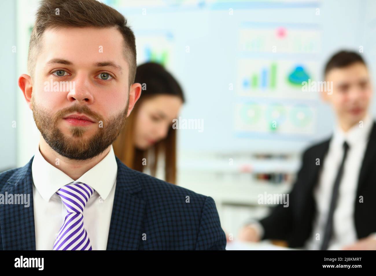 Businessman in presentable suit hi-res stock photography and images - Alamy