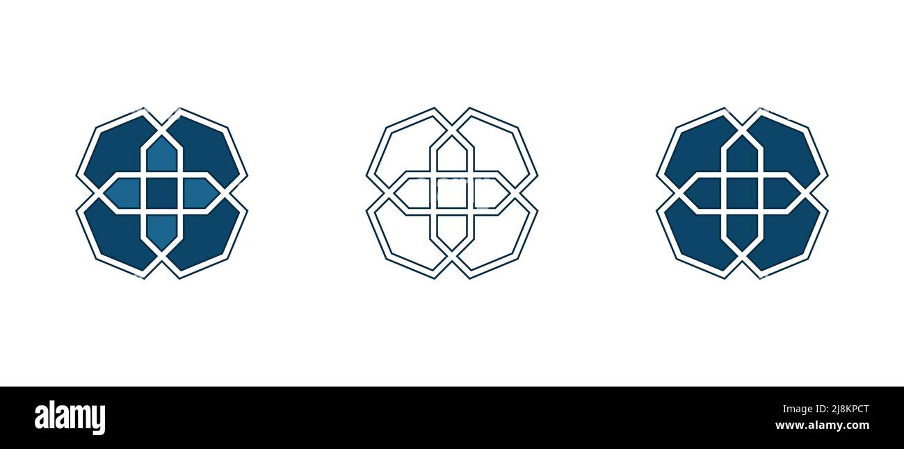 Persian geometric mosaic rosettes for Ramadan card Stock Vector Image ...