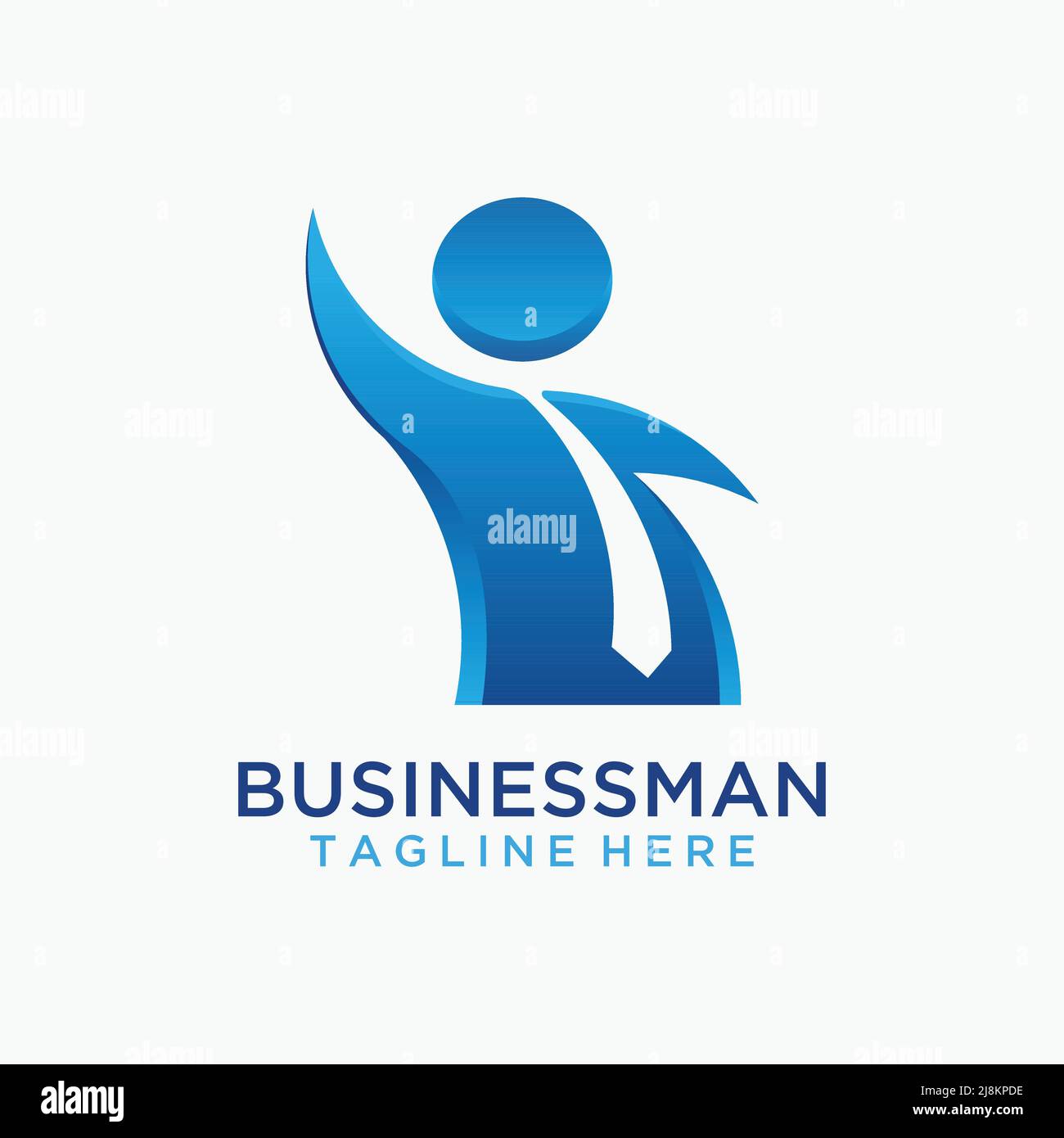 Businessman logo design Stock Vector Image & Art - Alamy