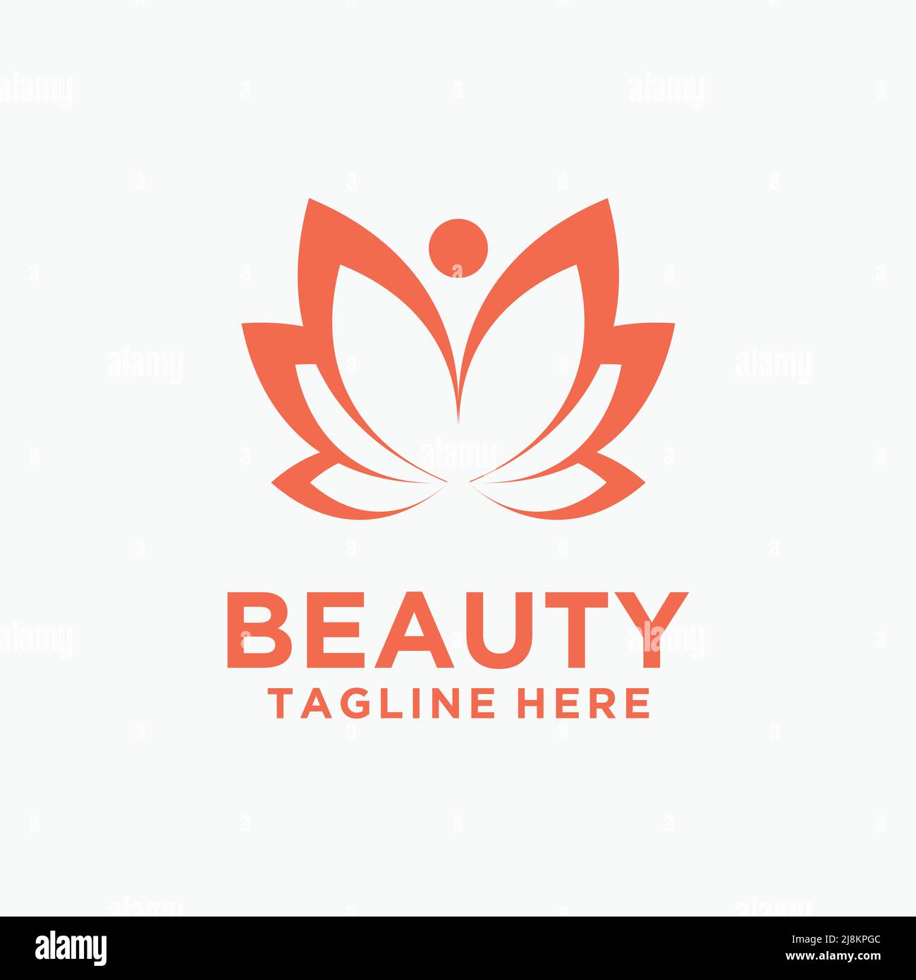 Abstract beauty logo design Stock Vector Image & Art - Alamy