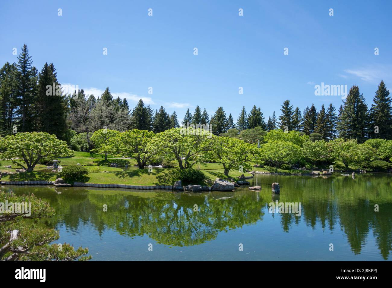 Nikka yuko japanese gardens hi-res stock photography and images - Alamy