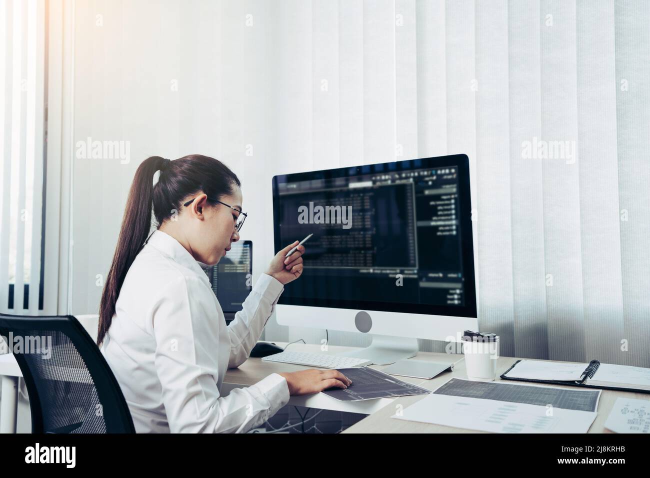 Developing Programming And Coding Technology Working In A Software