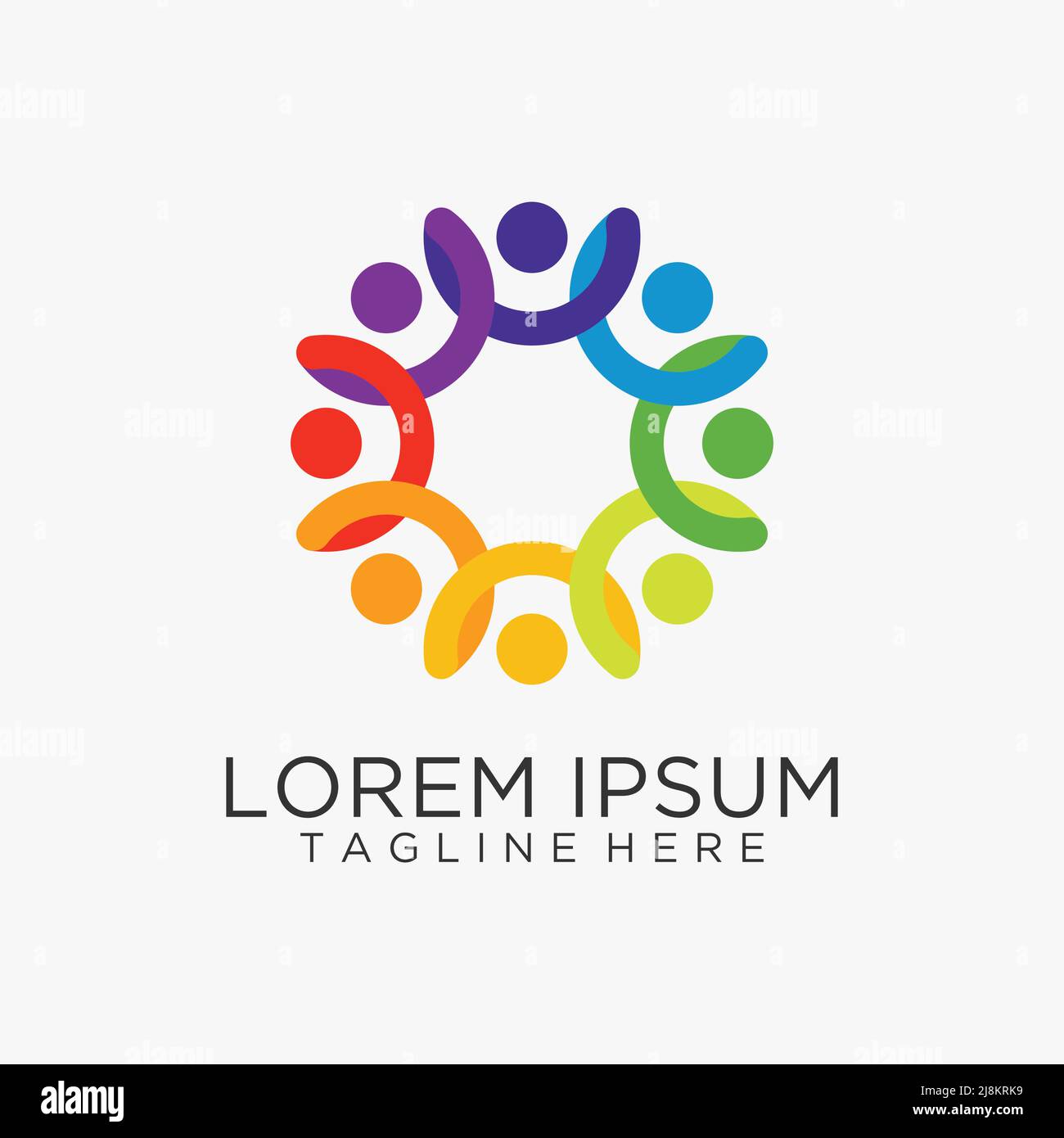 Teamwork group logo design Stock Vector Image & Art - Alamy