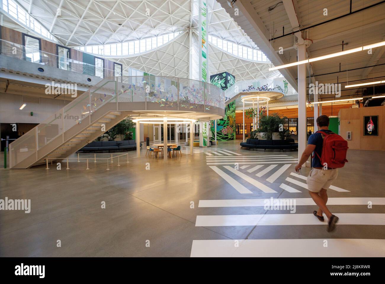 Google campus interior hi-res stock photography and images - Alamy
