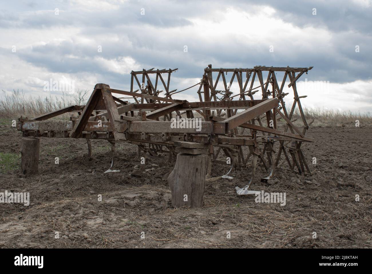 Disc harrow and old harrow hi-res stock photography and images - Alamy