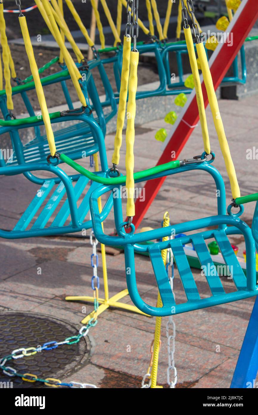 Swing for children Stock Photo - Alamy