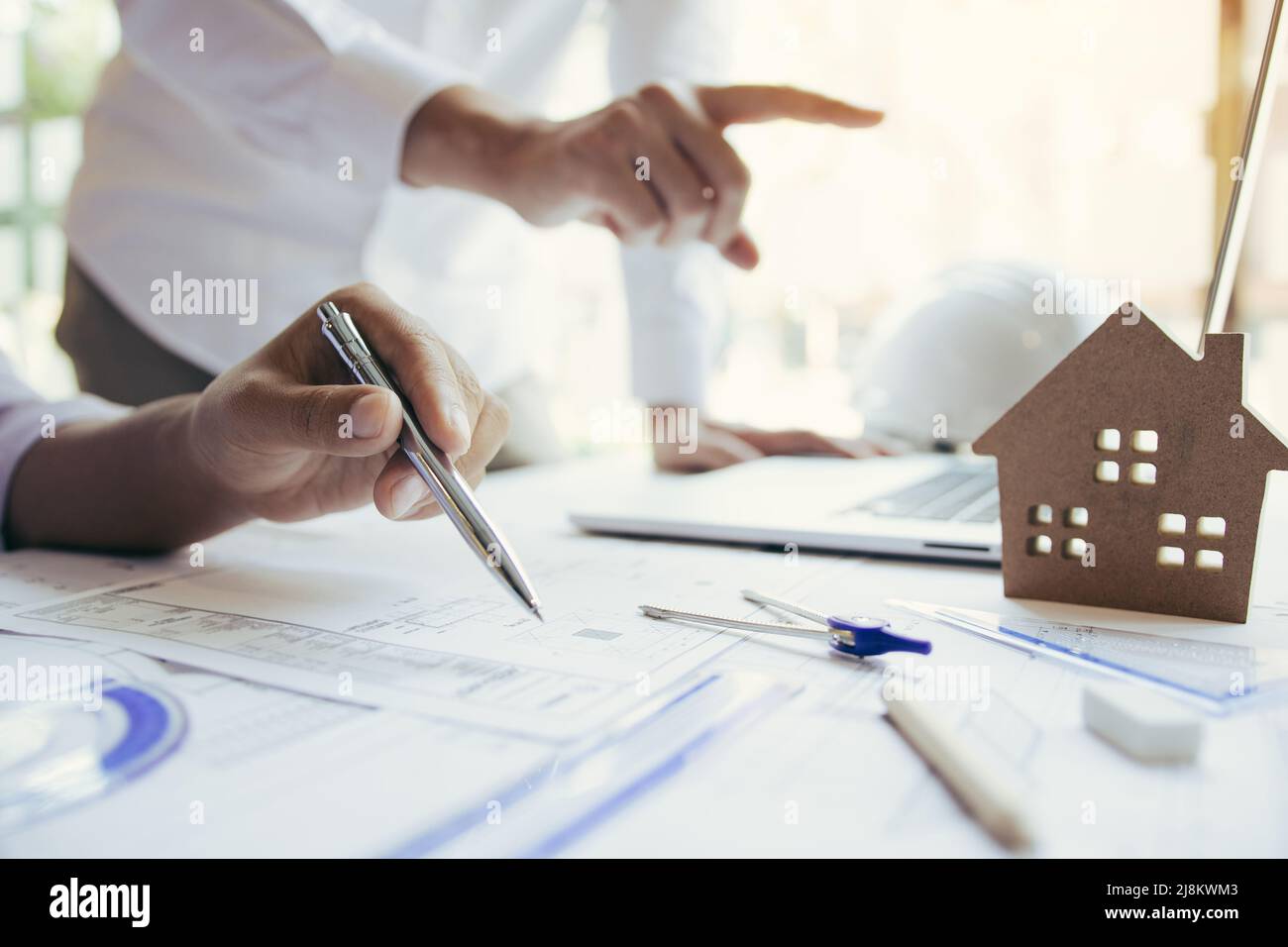 Engineers are helping to design, work on blueprints and collaborate on ...