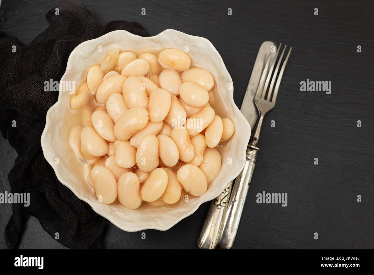 Canned boiled black beans hi-res stock photography and images - Alamy