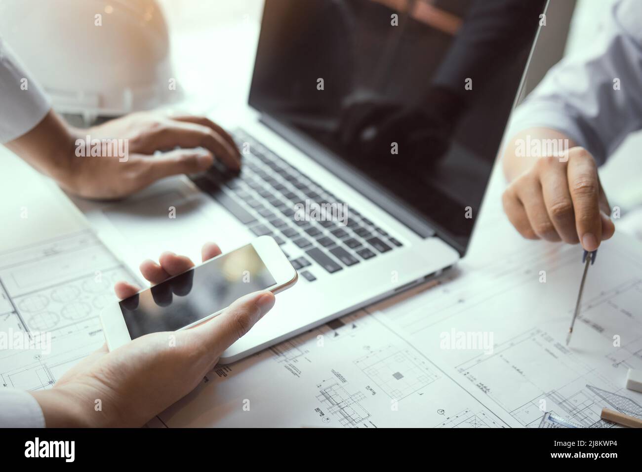 Engineers are helping to design, work on blueprints and collaborate on ...