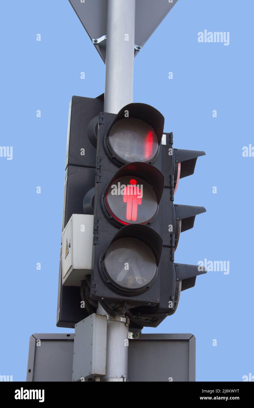 traffic lights and one Stock Photo - Alamy