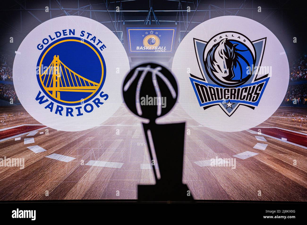 Nba finals trophy hi-res stock photography and images - Alamy